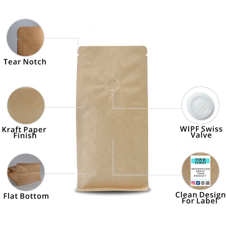 100g Box Bottom Bags | The Bag Broker UK 100.BB