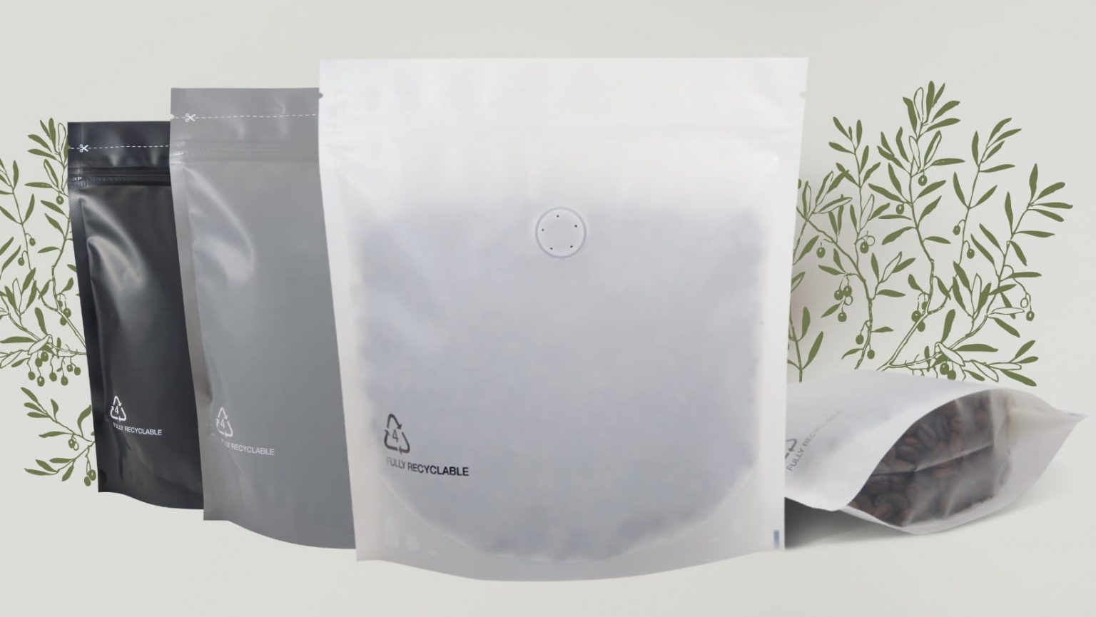 Stock and Custom Stand Up Pouches | The Bag Broker UK